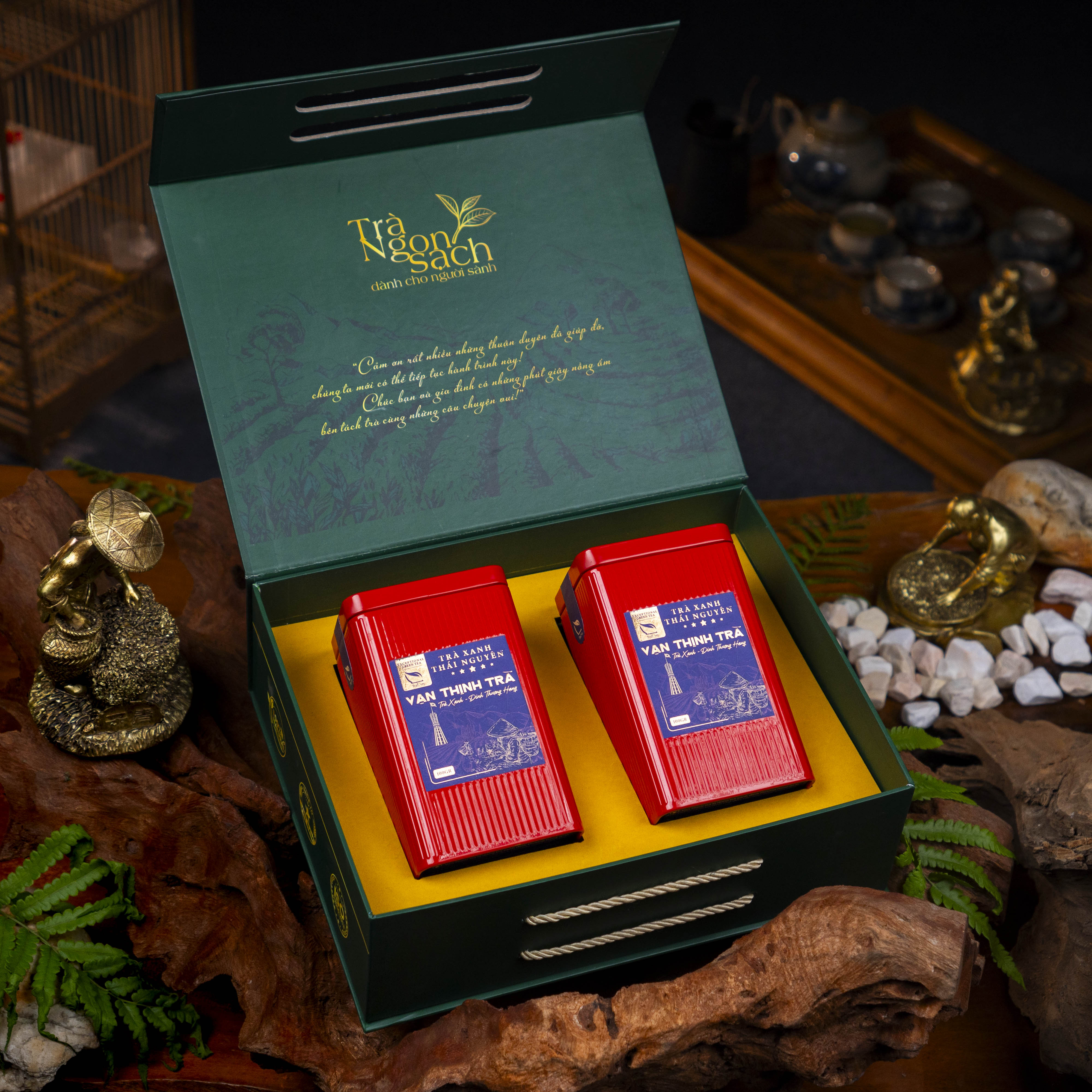 VẠN THỊNH SONG TRÀ TRÀ ĐINH THƯỢNG HẠNG BỘ TRÀ BIẾU CAO CẤP – Trà Ngon ...